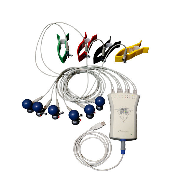 Wireless Connection Portable USB ECG Ambulatory Monitoring For PC ...