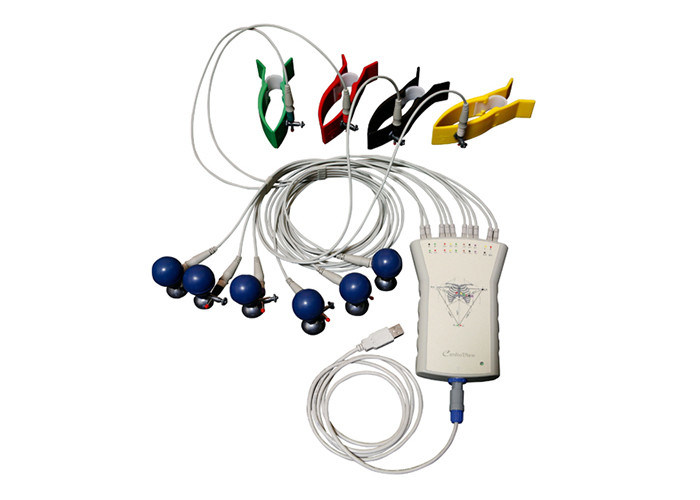 12 Lead Handheld Ecg Monitor Portable Eeg Machine With 0.4uV Resolution