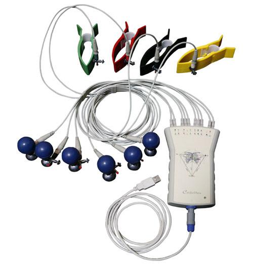 Digital PC Based Portable ECG Recorder 12- channel Resting ECG Workstation