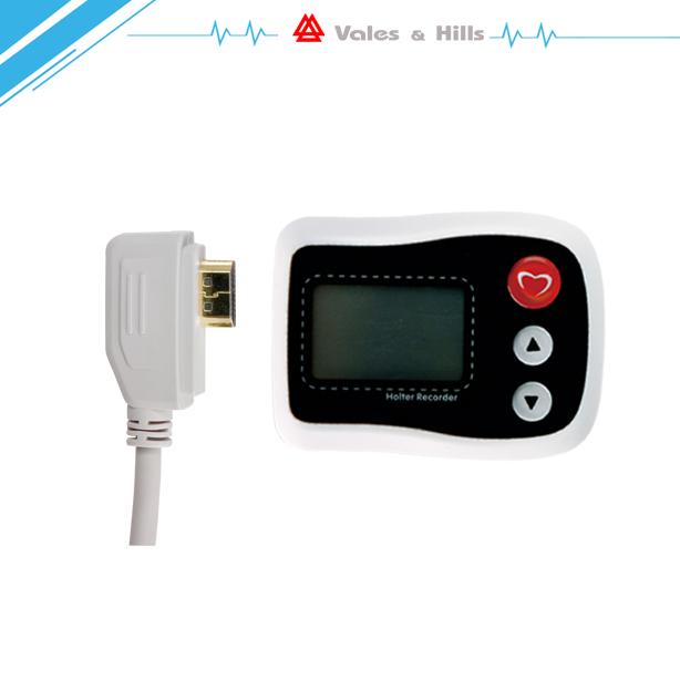 Medical LED 3 Channel Holter ECG Recorder With Analysis Procedure 75 ...