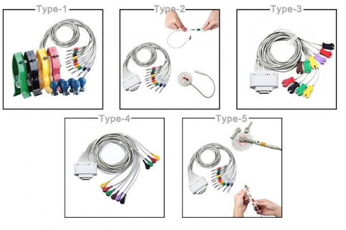 12 Lead ECG Wifi Ecg / Medical Ecg Machine Bluetooth Connection