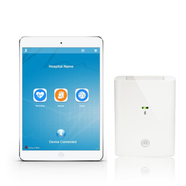 Smart Simultenaous 12-lead Resting Amplifier iOS Bluetooth ECG Machine